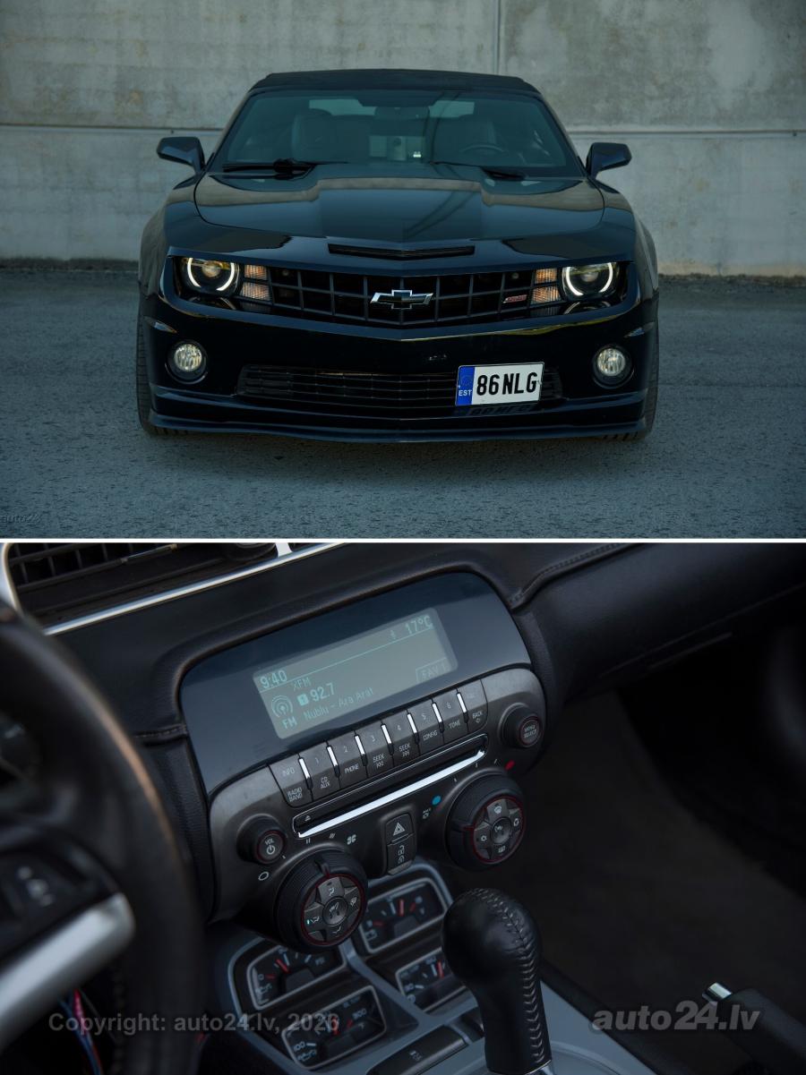 Melns Chevrolet Camaro 2011 Tallina, ar dzinēja tilpumu 6.20 L un nobraukumu 200 tūkst. km par 24990 €, foto 14 vietnē AUTOMOTO.COM.LV