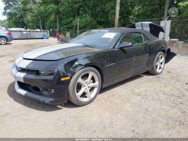 Black Chevrolet Camaro 2014 in Klaipeda, with an engine capacity of 3.60 L and mileage of 139 thousand km for 1500 €, photo 2 on AUTOMOTO.COM.LV