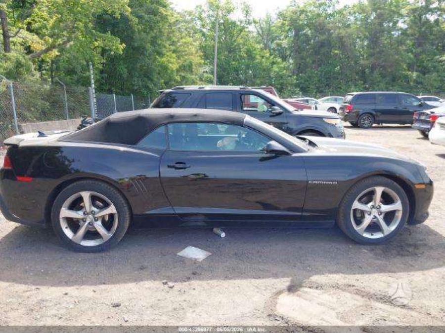 Black Chevrolet Camaro 2014 in Klaipeda, with an engine capacity of 3.60 L and mileage of 139 thousand km for 1500 €, photo 14 on AUTOMOTO.COM.LV