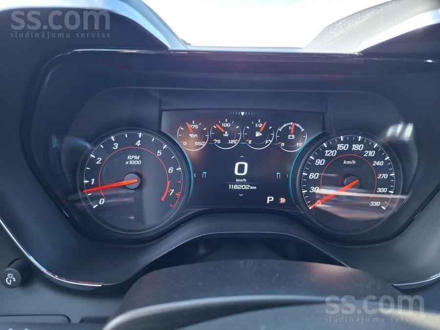 Melns Chevrolet Camaro 2018 Liepāja, ar dzinēja tilpumu 6.10 L un nobraukumu 118 tūkst. km par 30000 €, foto 12 vietnē AUTOMOTO.COM.LV