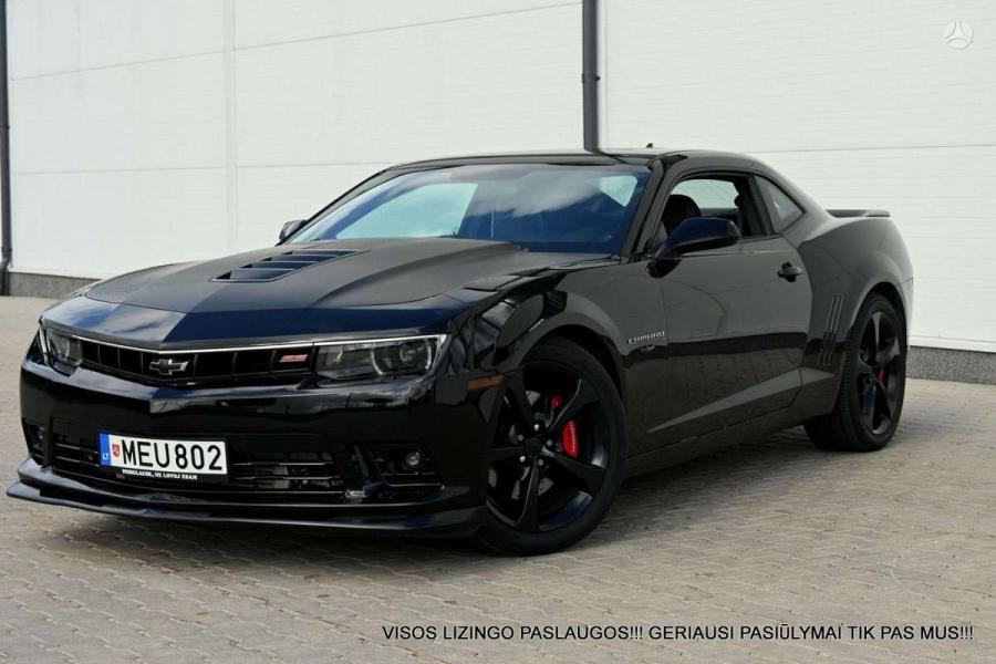 Black Chevrolet Camaro 2015 in Kretinga, with an engine capacity of 6.16 L and mileage of 106 thousand km for 23200 €, photo 3 on AUTOMOTO.COM.LV