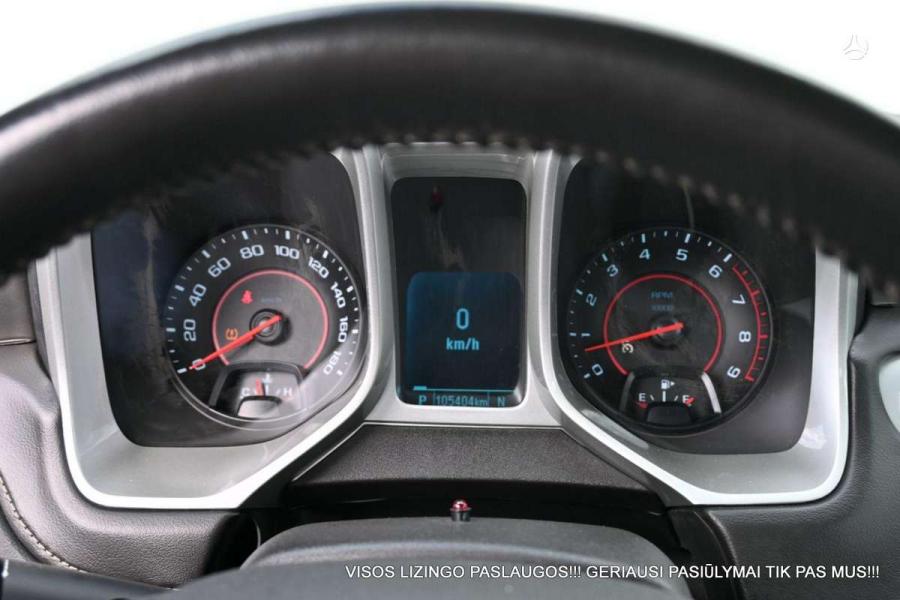 Black Chevrolet Camaro 2015 in Kretinga, with an engine capacity of 6.16 L and mileage of 106 thousand km for 23200 €, photo 31 on AUTOMOTO.COM.LV