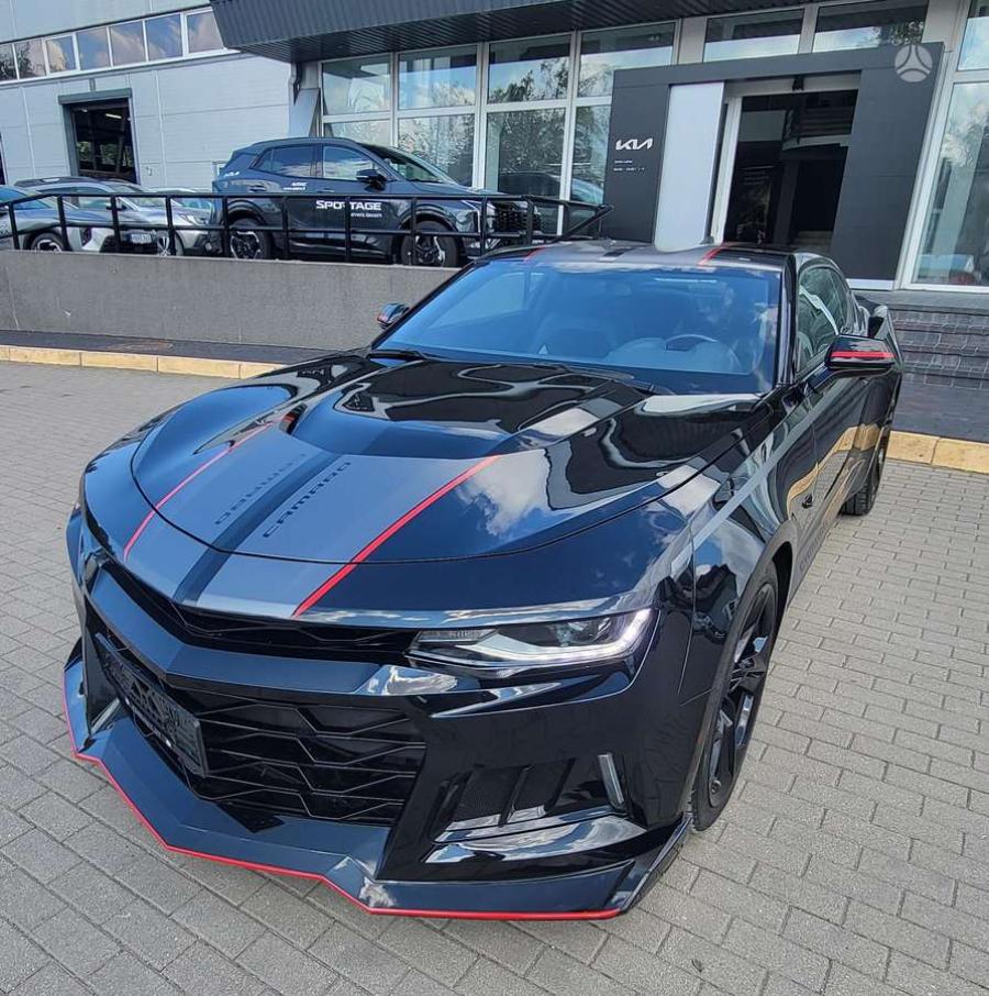 Black Chevrolet Camaro 2022 in Siauliai, with an engine capacity of 3.60 L and mileage of 60 thousand km for 27200 €, photo 14 on AUTOMOTO.COM.LV