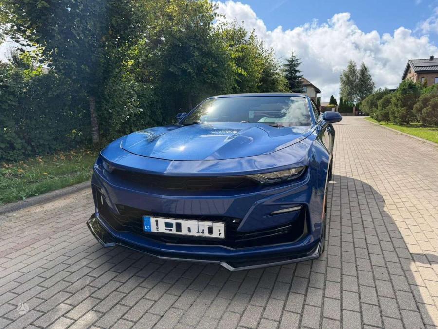 Blue Chevrolet Camaro 2022 in Palanga, with an engine capacity of 3.70 L and mileage of 60 thousand km for 30000 €, photo 3 on AUTOMOTO.COM.LV