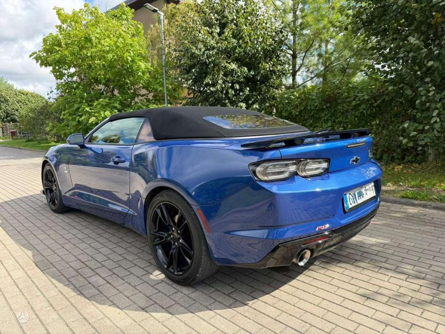Blue Chevrolet Camaro 2022 in Palanga, with an engine capacity of 3.70 L and mileage of 60 thousand km for 30000 €, photo 4 on AUTOMOTO.COM.LV