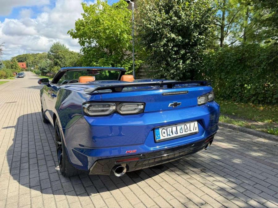 Blue Chevrolet Camaro 2022 in Palanga, with an engine capacity of 3.70 L and mileage of 60 thousand km for 30000 €, photo 13 on AUTOMOTO.COM.LV