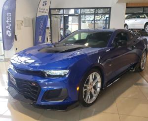 Zils Chevrolet Camaro 2024 Šauļi, ar dzinēja tilpumu 3.60 L un nobraukumu 46 tūkst. km par 28000 €, foto  vietnē AUTOMOTO.COM.LV