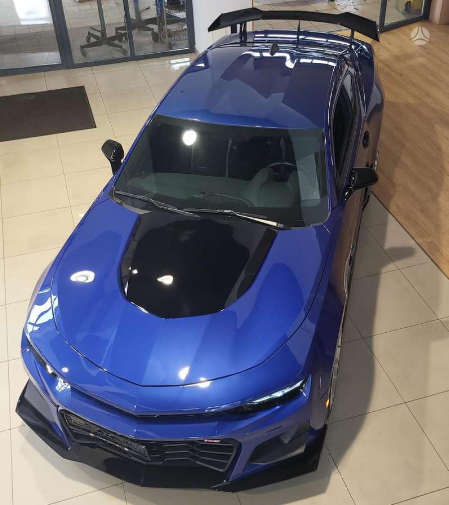 Blue Chevrolet Camaro 2024 in Siauliai, with an engine capacity of 3.60 L and mileage of 46 thousand km for 28000 €, photo 13 on AUTOMOTO.COM.LV