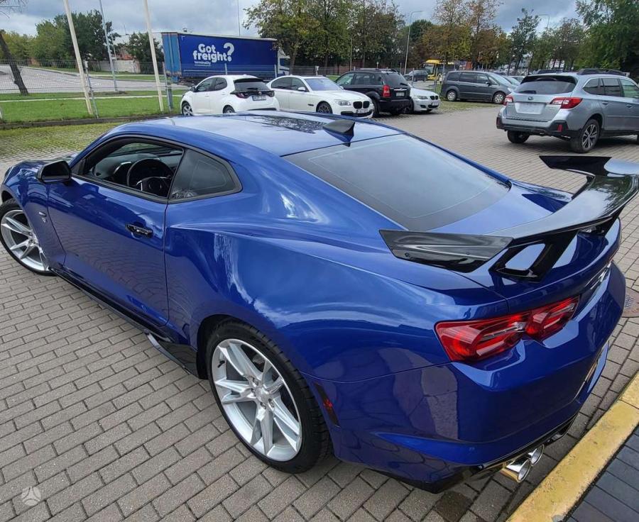 Blue Chevrolet Camaro 2024 in Siauliai, with an engine capacity of 3.60 L and mileage of 46 thousand km for 28000 €, photo 18 on AUTOMOTO.COM.LV
