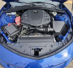 Blue Chevrolet Camaro 2024 in Siauliai, with an engine capacity of 3.60 L and mileage of 46 thousand km for 28000 €, photo 19 on AUTOMOTO.COM.LV