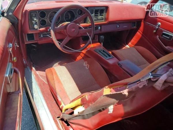 Chevrolet Camaro 1979 Klaipėda, ar dzinēja tilpumu 5.70 L un nobraukumu 150 tūkst. km par 10000 €, foto 8 vietnē AUTOMOTO.COM.LV