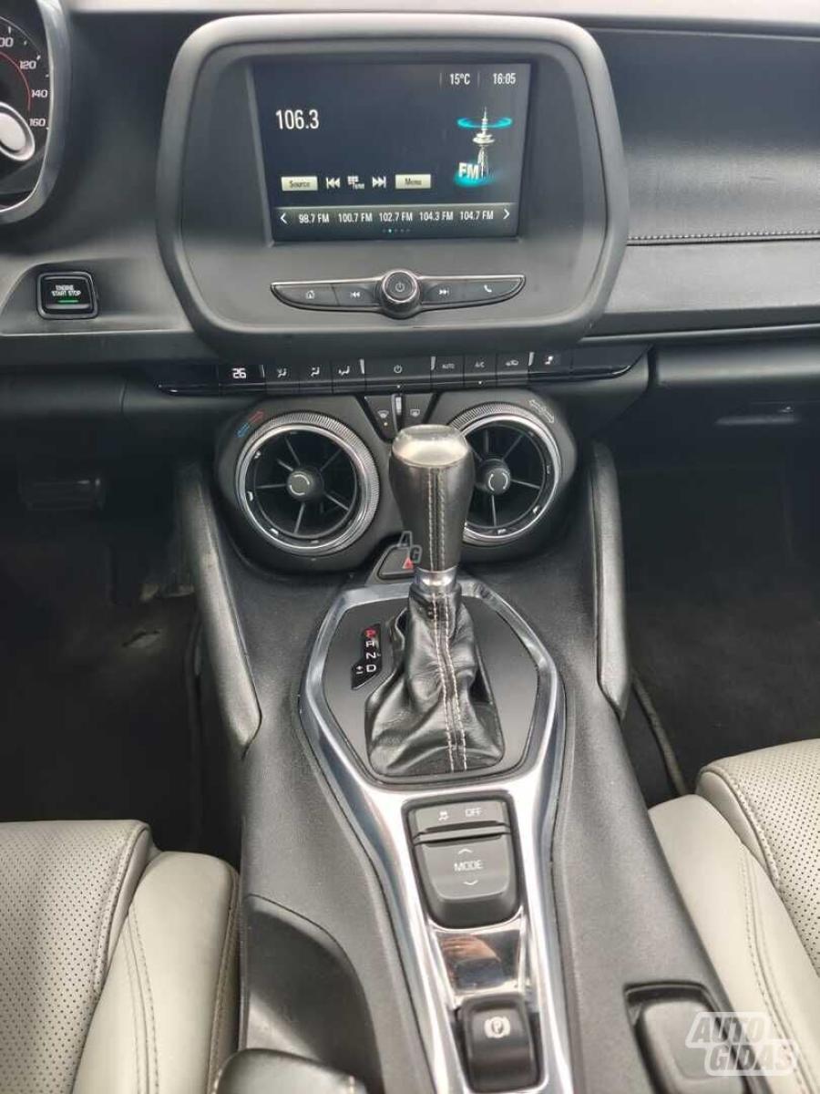 Chevrolet Camaro 2017 in Siauliai, with an engine capacity of 3.60 L and mileage of 132 thousand km for 16300 €, photo 14 on AUTOMOTO.COM.LV