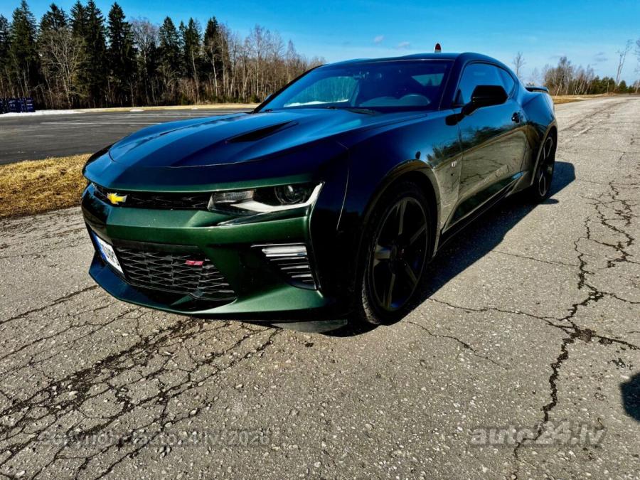 Green Chevrolet Camaro 2017 in Rapla, with an engine capacity of 6.20 L and mileage of 79 thousand km for 36000 €, photo 1 on AUTOMOTO.COM.LV