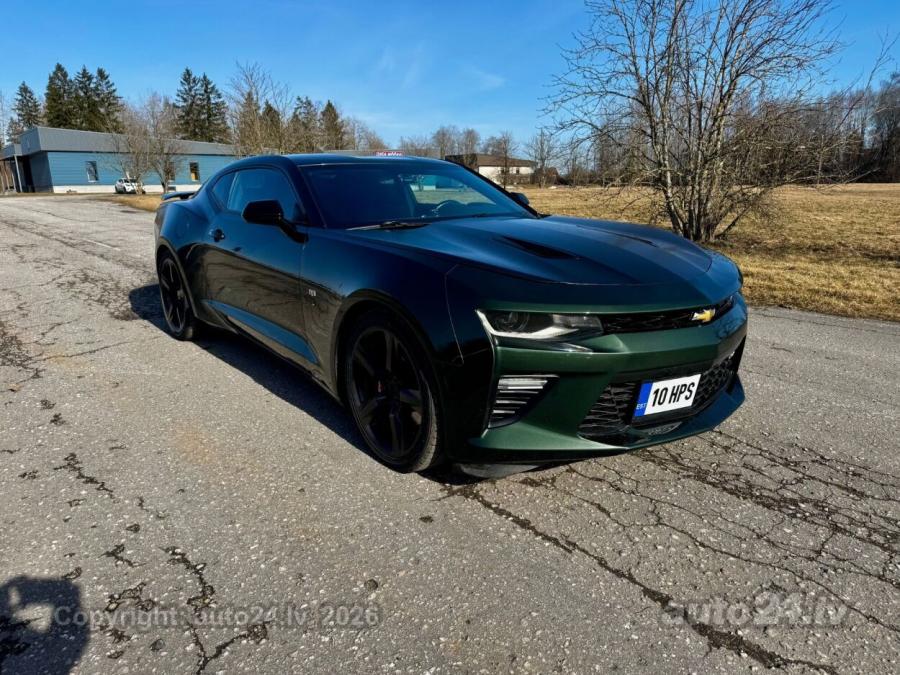 Green Chevrolet Camaro 2017 in Rapla, with an engine capacity of 6.20 L and mileage of 79 thousand km for 36000 €, photo 2 on AUTOMOTO.COM.LV