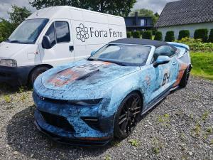 Grey Chevrolet Camaro 2017 in Kaisiadorys, with an engine capacity of 6.20 L and mileage of 110 thousand km for 13500 €, photo  on AUTOMOTO.COM.LV