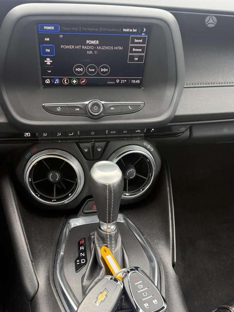 Oranžs Chevrolet Camaro 2022 Kauņa, ar dzinēja tilpumu 2.00 L un nobraukumu 33 tūkst. km par 26500 €, foto 10 vietnē AUTOMOTO.COM.LV