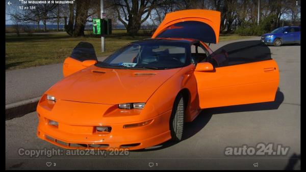 Oranžs Chevrolet Camaro 1996 Tallina, ar dzinēja tilpumu 3.80 L un nobraukumu 140 tūkst. km par 7900 €, foto 2 vietnē AUTOMOTO.COM.LV