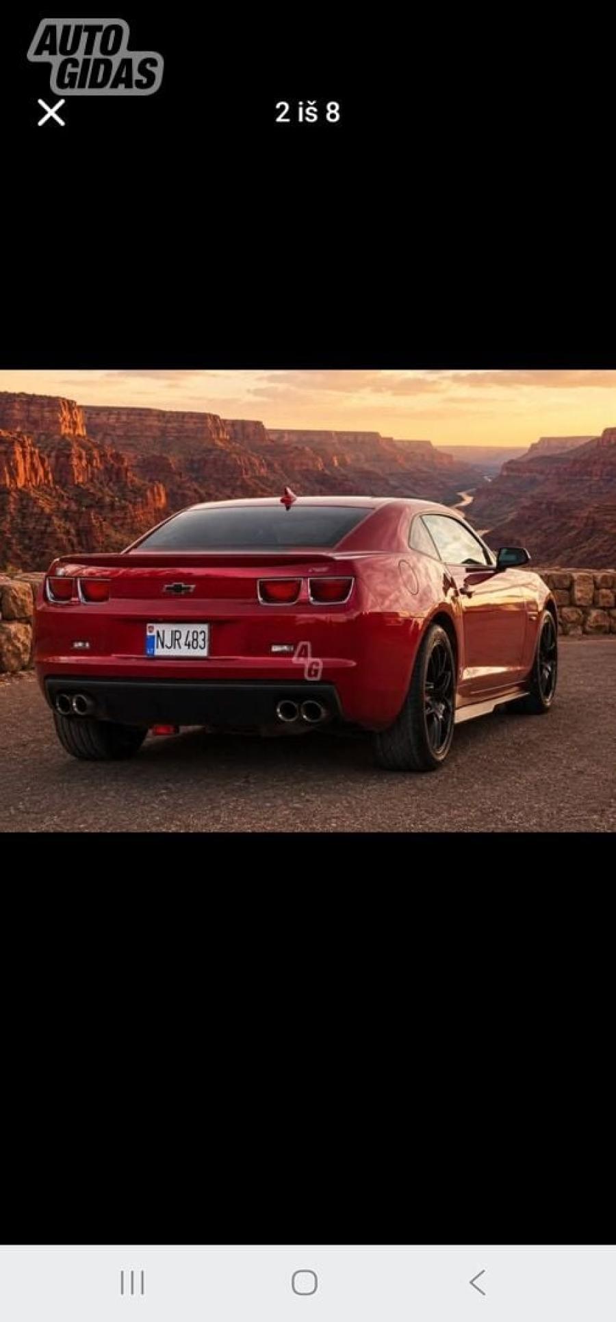 Red Chevrolet Camaro 2013 in Vilnius, with an engine capacity of 3.60 L and mileage of 186 thousand km for 13700 €, photo 4 on AUTOMOTO.COM.LV