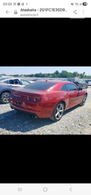 Red Chevrolet Camaro 2013 in Vilnius, with an engine capacity of 3.60 L and mileage of 186 thousand km for 13700 €, photo 17 on AUTOMOTO.COM.LV