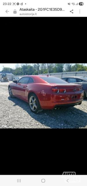 Sarkans Chevrolet Camaro 2013 Viļņa, ar dzinēja tilpumu 3.60 L un nobraukumu 186 tūkst. km par 12500 €, foto 15 vietnē AUTOMOTO.COM.LV