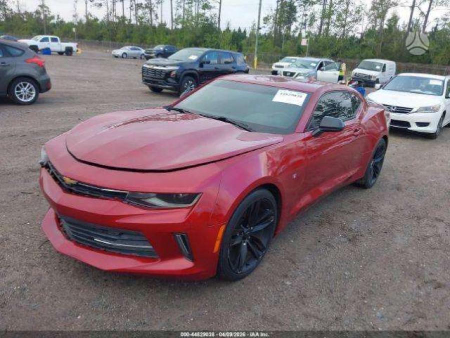Sarkans Chevrolet Camaro 2016 Klaipėda, ar dzinēja tilpumu 3.60 L un nobraukumu 218 tūkst. km par 7500 €, foto 1 vietnē AUTOMOTO.COM.LV
