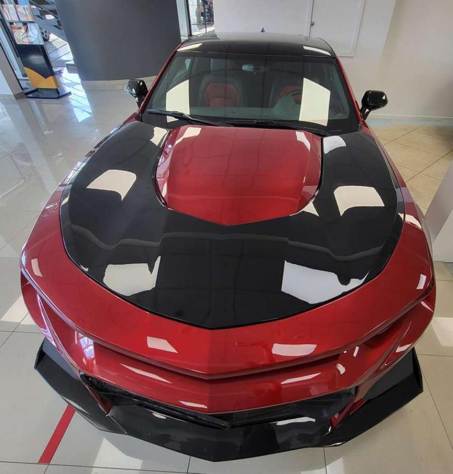 Sarkans Chevrolet Camaro 2023 Šauļi, ar dzinēja tilpumu 3.60 L un nobraukumu 40 tūkst. km par 26999 €, foto 1 vietnē AUTOMOTO.COM.LV