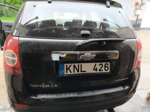 Черный Шевроле Каптива 2007 в Висагинас, объемом двигателя 1.99 л и пробегом 274 тыс. км за 1800 €, фото 13 на AUTOMOTO.COM.LV