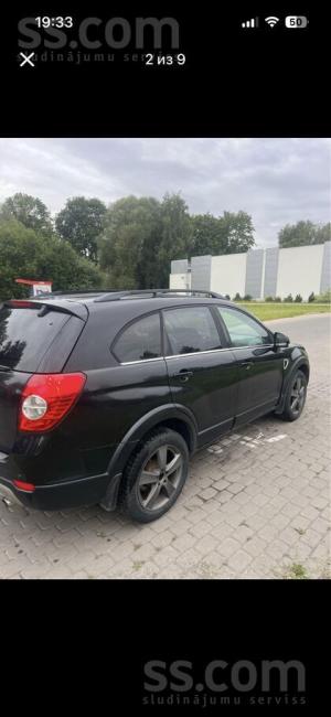 Black Chevrolet Captiva 2007 in Riga, with an engine capacity of 2.00 L and mileage of 386 thousand km for 2200 €, photo 3 on AUTOMOTO.COM.LV