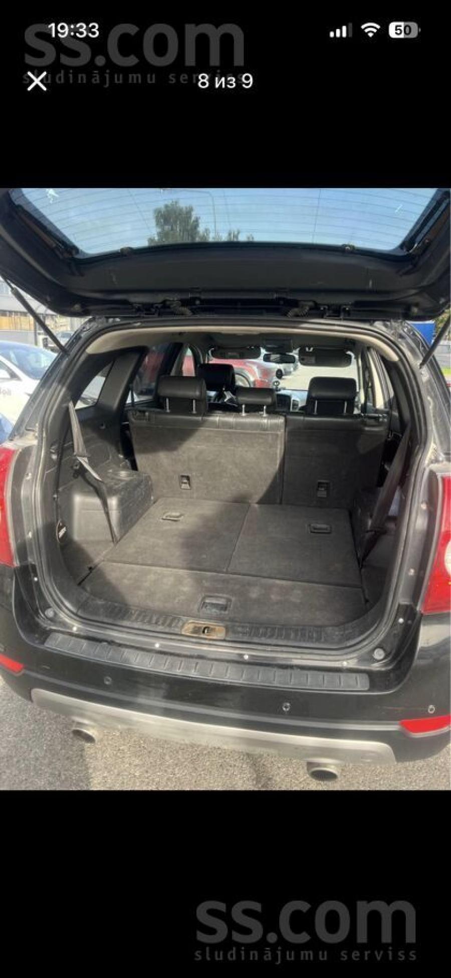 Black Chevrolet Captiva 2007 in Riga, with an engine capacity of 2.00 L and mileage of 386 thousand km for 2200 €, photo 7 on AUTOMOTO.COM.LV