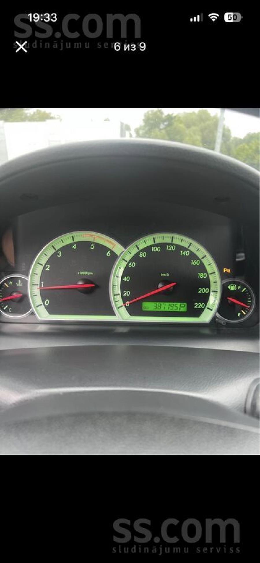 Black Chevrolet Captiva 2007 in Riga, with an engine capacity of 2.00 L and mileage of 386 thousand km for 2200 €, photo 9 on AUTOMOTO.COM.LV