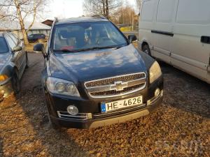 Black Chevrolet Captiva 2008 in Ogre, with an engine capacity of 2.00 L and mileage of 198 thousand km for 1550 €, photo  on AUTOMOTO.COM.LV