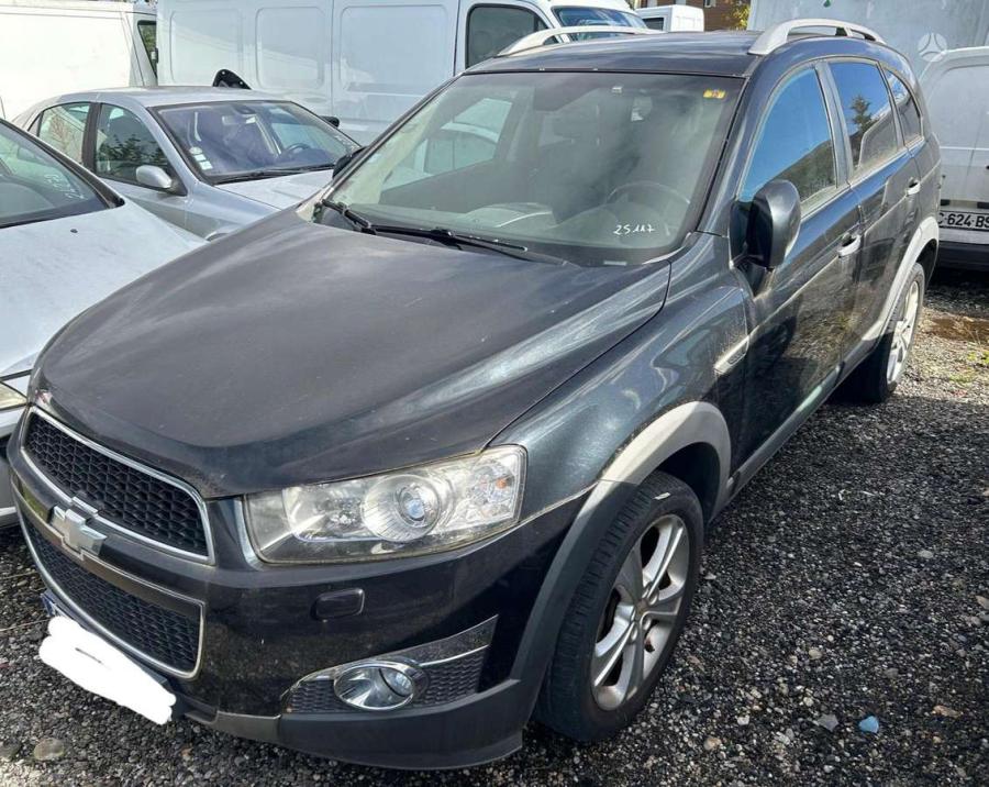 Melns Chevrolet Captiva 2012 Tauragė, ar dzinēja tilpumu 2.20 L un nobraukumu 189 tūkst. km par 3600 €, foto 1 vietnē AUTOMOTO.COM.LV