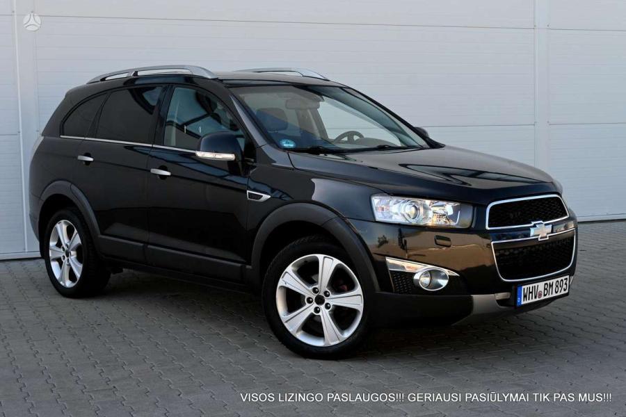 Black Chevrolet Captiva 2012 in Kretinga, with an engine capacity of 2.20 L and mileage of 163 thousand km for 6199 €, photo 1 on AUTOMOTO.COM.LV