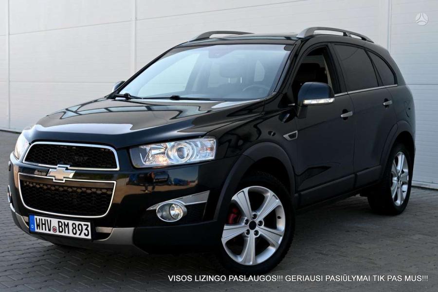 Black Chevrolet Captiva 2012 in Kretinga, with an engine capacity of 2.20 L and mileage of 163 thousand km for 6199 €, photo 4 on AUTOMOTO.COM.LV