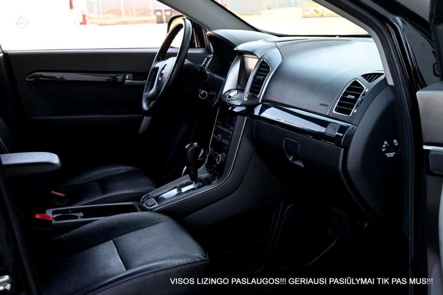 Black Chevrolet Captiva 2012 in Kretinga, with an engine capacity of 2.20 L and mileage of 163 thousand km for 6199 €, photo 24 on AUTOMOTO.COM.LV