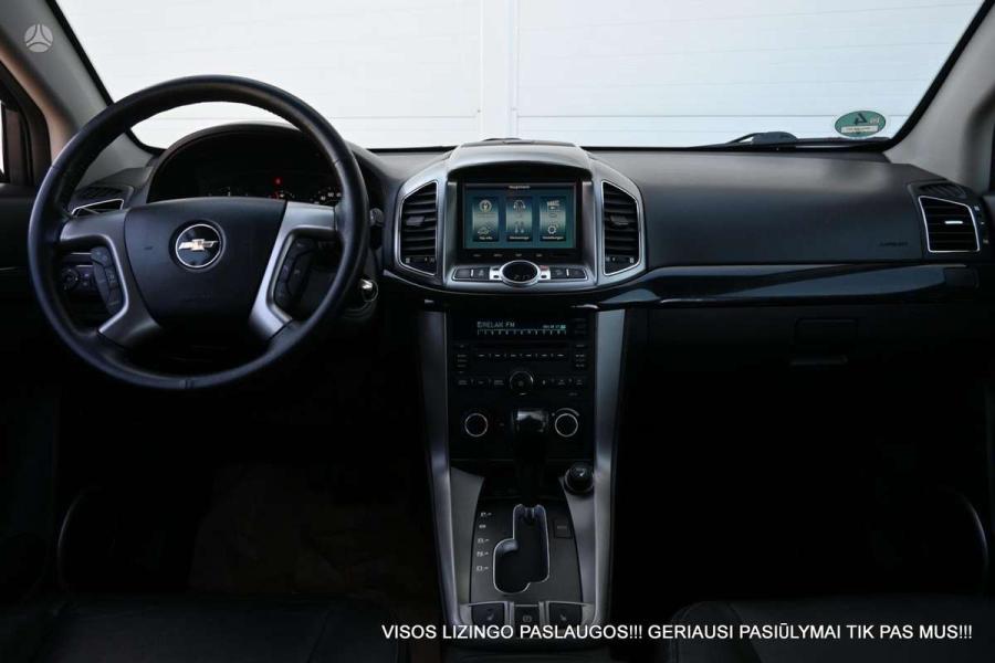 Black Chevrolet Captiva 2012 in Kretinga, with an engine capacity of 2.20 L and mileage of 163 thousand km for 6199 €, photo 27 on AUTOMOTO.COM.LV