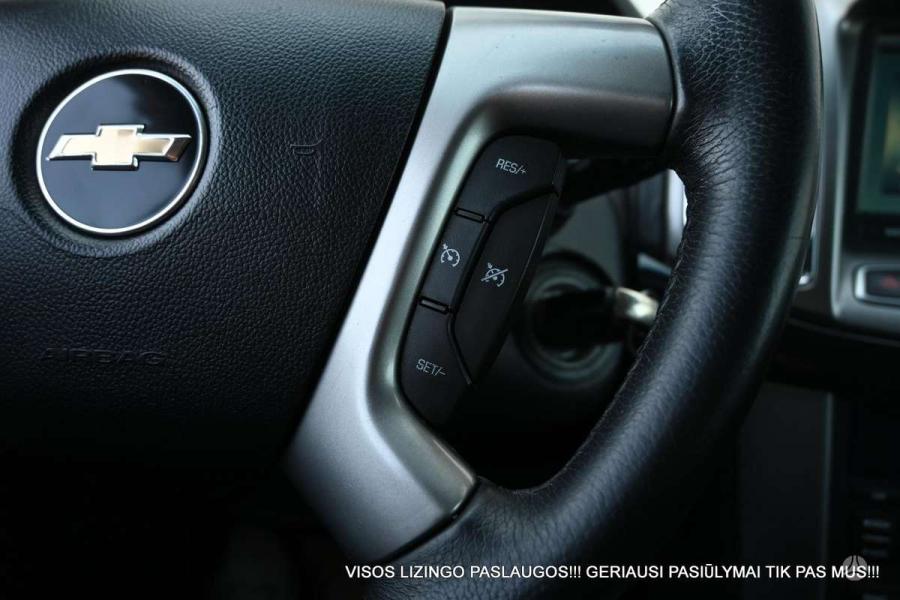 Black Chevrolet Captiva 2012 in Kretinga, with an engine capacity of 2.20 L and mileage of 163 thousand km for 6199 €, photo 32 on AUTOMOTO.COM.LV