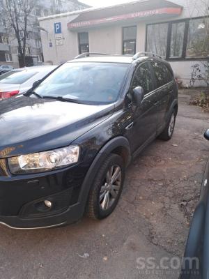 Black Chevrolet Captiva 2014 in Riga, with an engine capacity of 2.40 L and mileage of 206 thousand km for 5750 €, photo  on AUTOMOTO.COM.LV