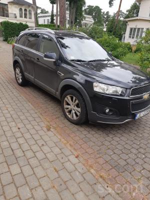 Black Chevrolet Captiva 2013 in Jurmala, with an engine capacity of 2.40 L and mileage of 139 thousand km for 5750 €, photo 3 on AUTOMOTO.COM.LV