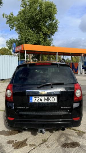 Black Chevrolet Captiva 2007 in Tallinn, with an engine capacity of 2.00 L and mileage of 260 thousand km for 3500 €, photo 5 on AUTOMOTO.COM.LV