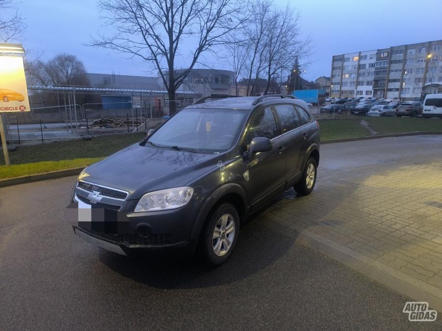 Blue Chevrolet Captiva 2008 in Siauliai, with an engine capacity of 2.00 L and mileage of 3 thousand km for 2650 €, photo 3 on AUTOMOTO.COM.LV