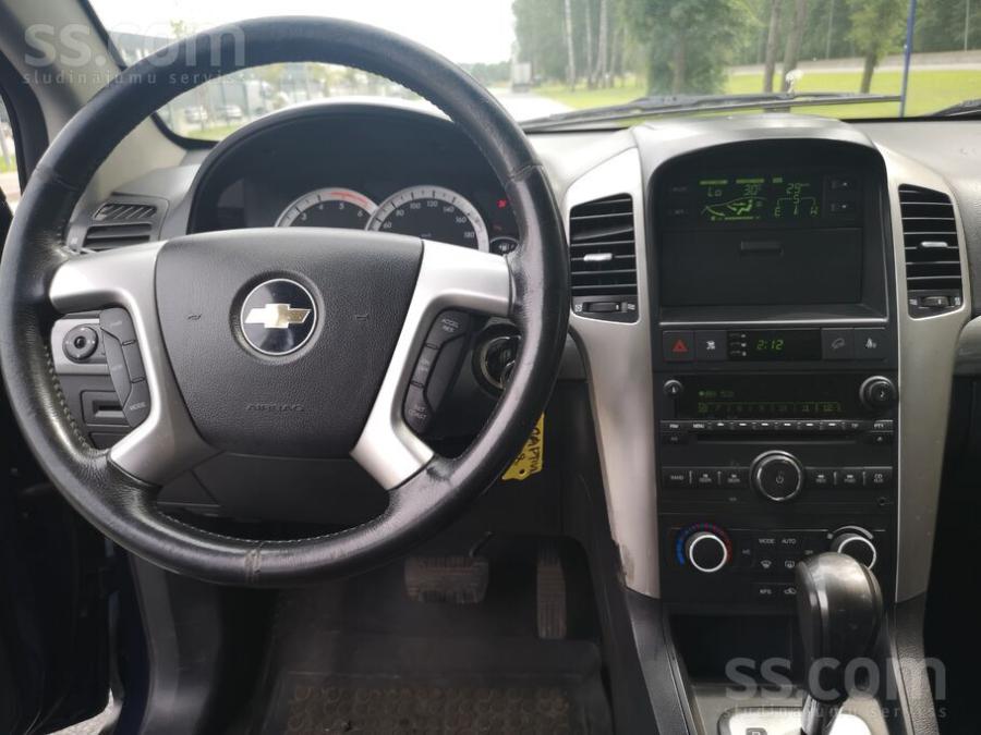 Zils Chevrolet Captiva 2008 Rīga, ar dzinēja tilpumu 2.00 L un nobraukumu 0 tūkst. km par 2890 €, foto 14 vietnē AUTOMOTO.COM.LV