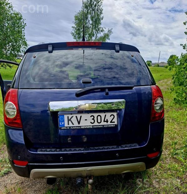 Zils Chevrolet Captiva 2008 Saldus, ar dzinēja tilpumu 2.00 L un nobraukumu 320 tūkst. km par 1600 €, foto 5 vietnē AUTOMOTO.COM.LV