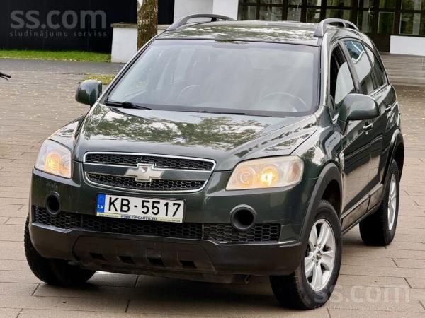 Chevrolet Captiva 2006 Rīga vietnē Zaļš Chevrolet Captiva 2006 Rīga, ar dzinēja tilpumu 2.40 L un nobraukumu 315 tūkst. km par 1850 €, foto 1 vietnē AUTOMOTO.COM.LV