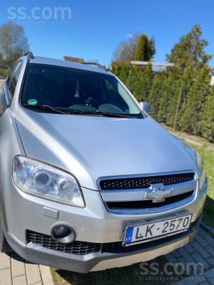 Grey Chevrolet Captiva 2008 in Madona, with an engine capacity of 2.00 L and mileage of 242 thousand km for 3300 €, photo  on AUTOMOTO.COM.LV