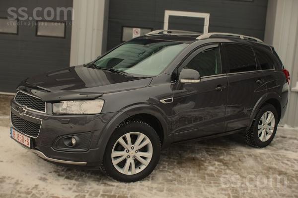 Grey Chevrolet Captiva 2014 in Riga, with an engine capacity of 2.20 L and mileage of 0 thousand km for 5990 €, photo 1 on AUTOMOTO.COM.LV