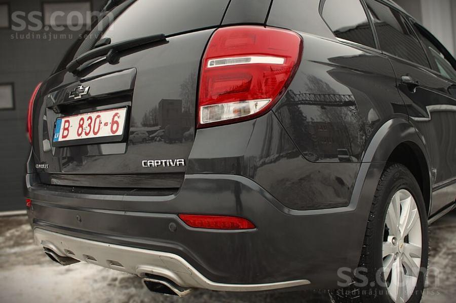 Grey Chevrolet Captiva 2014 in Riga, with an engine capacity of 2.20 L and mileage of 0 thousand km for 5990 €, photo 12 on AUTOMOTO.COM.LV
