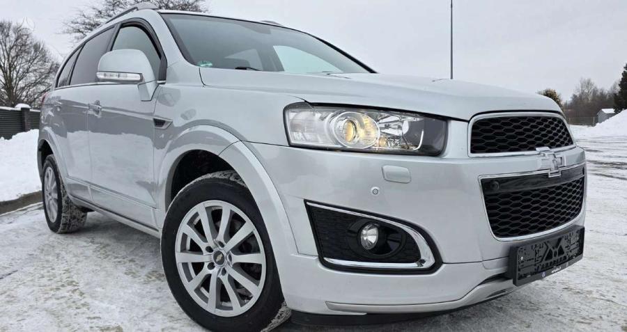 Pelēks Chevrolet Captiva 2014 Šauļi, ar dzinēja tilpumu 2.20 L un nobraukumu 142 tūkst. km par 6750 €, foto 1 vietnē AUTOMOTO.COM.LV