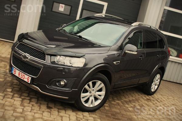 Grey Chevrolet Captiva 2014 in Riga, with an engine capacity of 2.20 L and mileage of 0 thousand km for 5750 €, photo 1 on AUTOMOTO.COM.LV