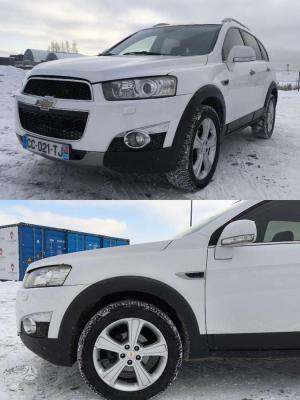 White Chevrolet Captiva 2012 in Taurage, with an engine capacity of 2.23 L and mileage of 160 thousand km for 4800 €, photo 5 on AUTOMOTO.COM.LV
